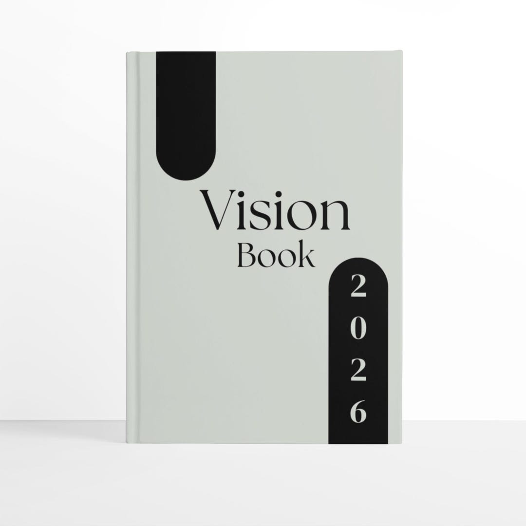 Vision Book 2026 – Planner & Workbook for Goals, Dreams and Intentions ...