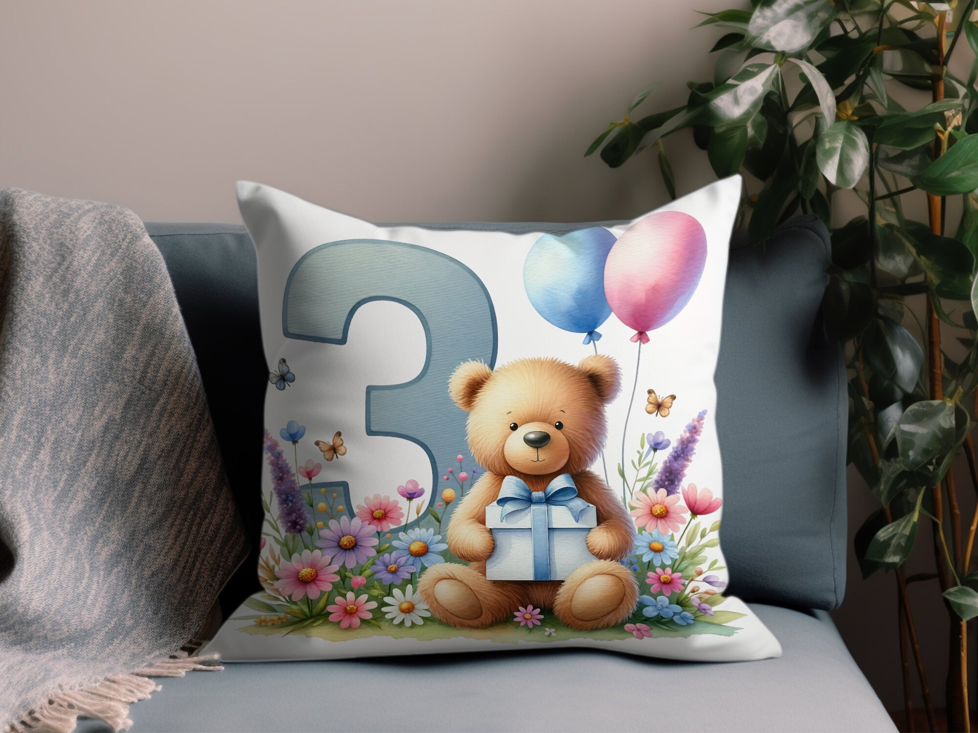 Teddy Bear Alphabet Digital Clipart, Full ABC and 0 to 9 Numbers ...
