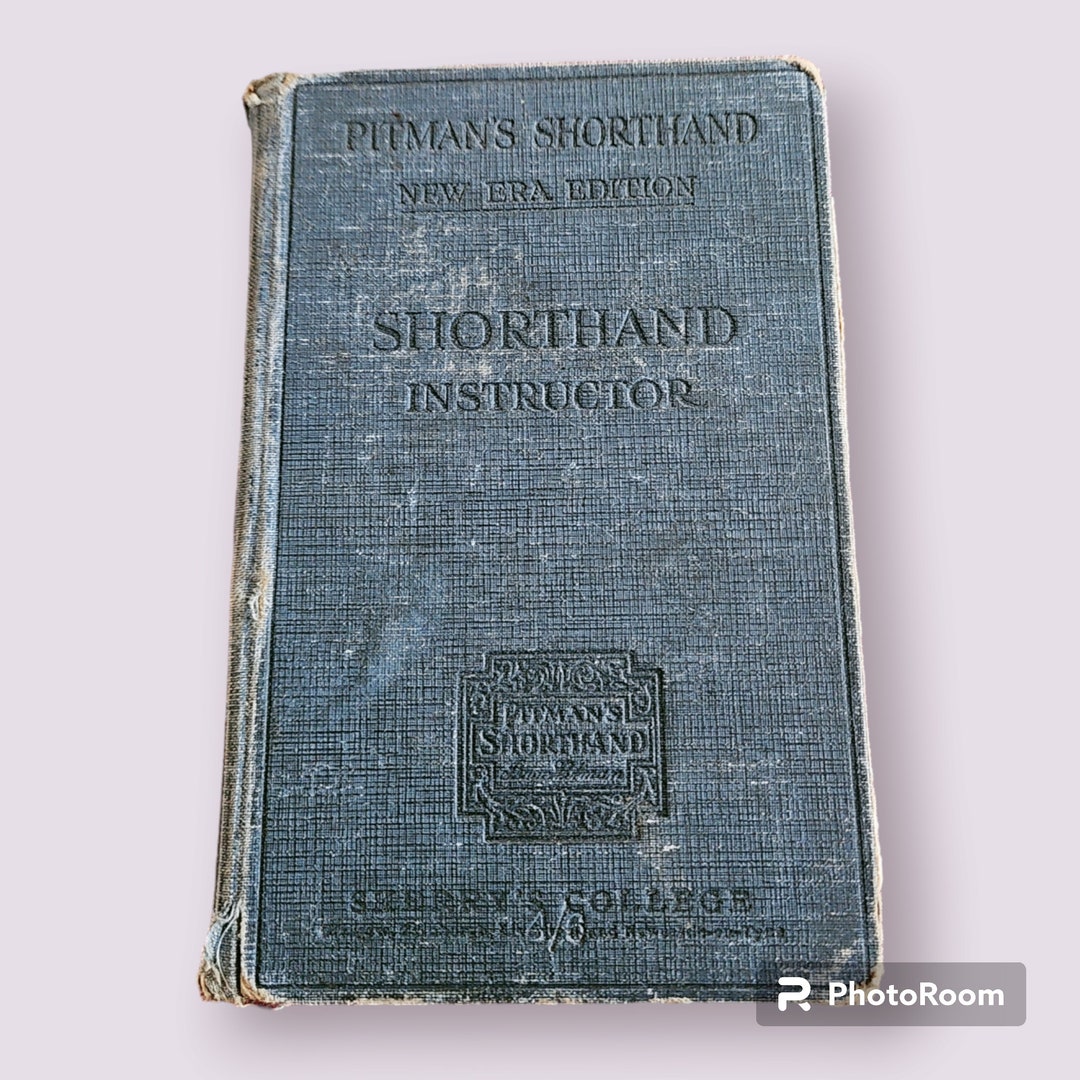 Pitmans Shorthand New Era Edition Shorthand Instructor Pre 1944 - Etsy