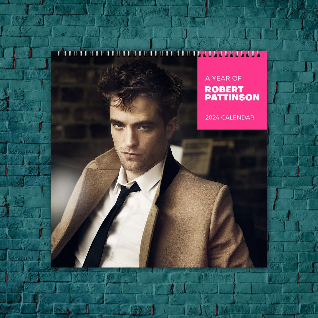 Robert Pattinson Calendar 2024 Celebrity Calendar Robert - Etsy