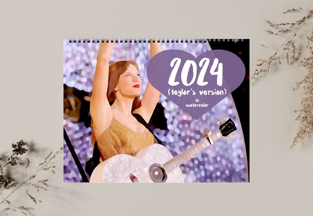 2024 Taylor's Version Calendar, Swiftie Inspired 2024 Calendar, Swiftie ...