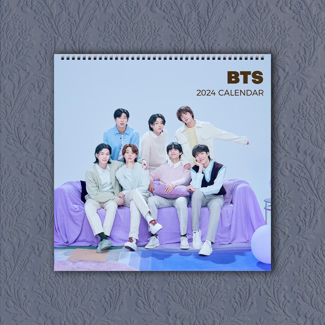 BTS Calendar 2024 Celebrity Calendar BTS 2024 Wall Calendar - Etsy Canada