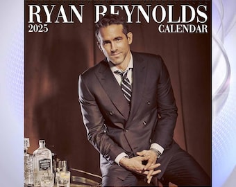 Ryan Reynolds 2025 Calendar - Etsy