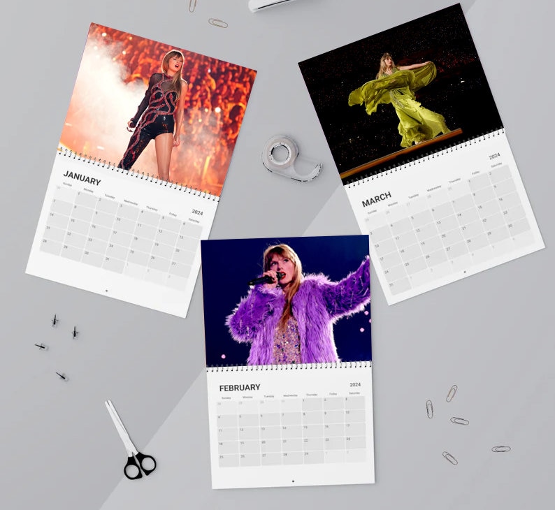 Calendario del tour Taylor, calendario 2024 ispirato a taylor version ...