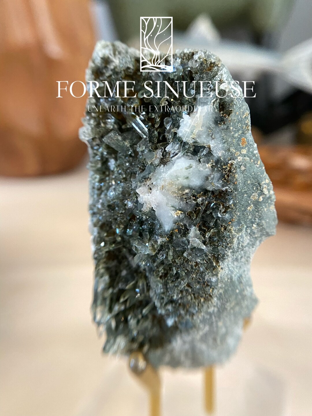 RARE Dazzling Green Prasolite Quartz Cluster Specimen - Etsy