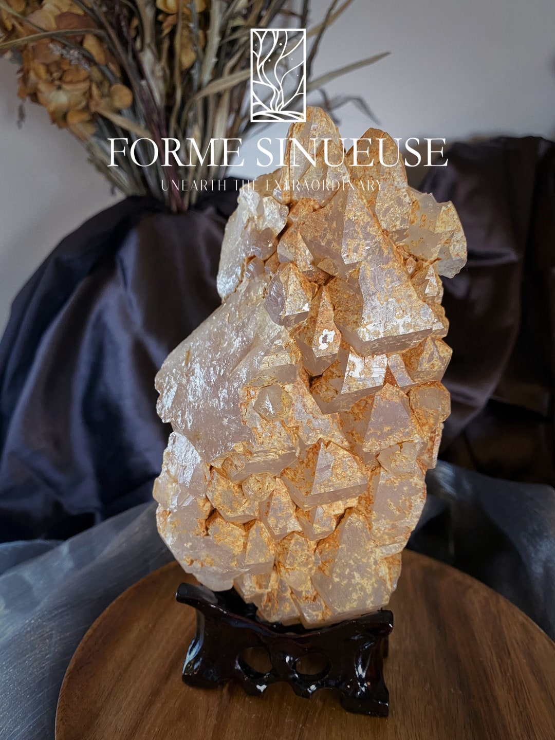 RARE Premium Quality Large Purple Skeletal Quartz Elestial Quartz ...