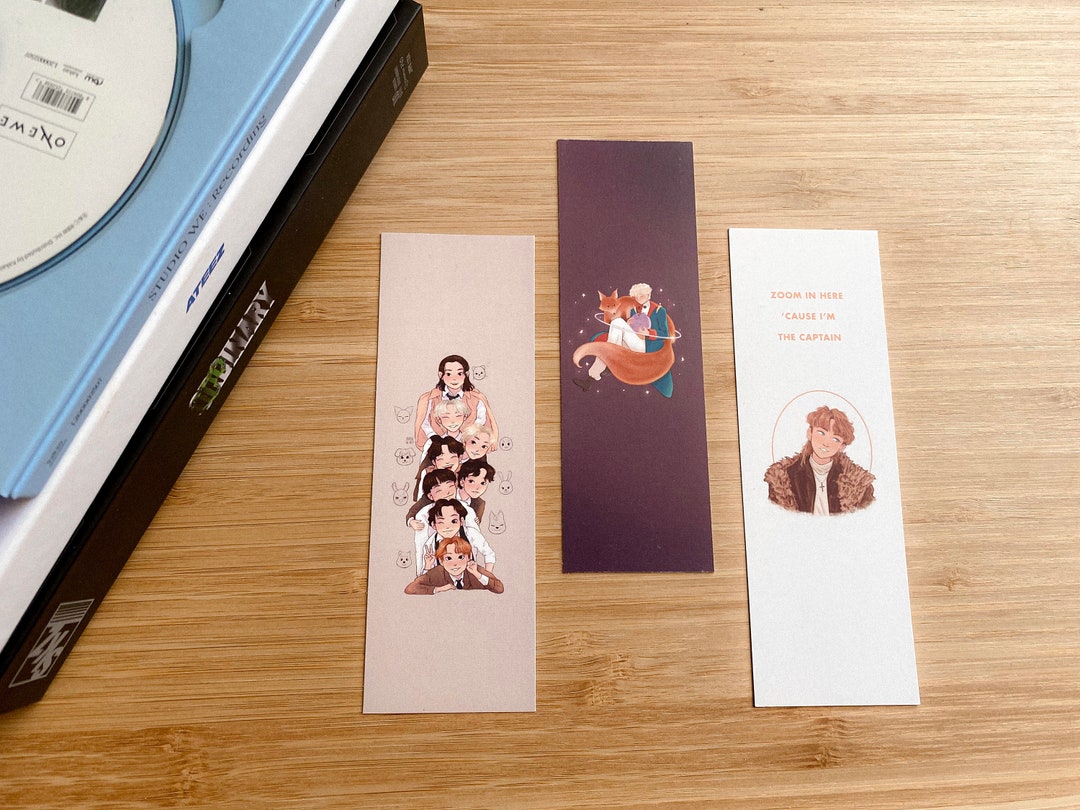 KPOP BOOKMARKS Art Bookmarks, Stray Kids, Onewe, Ateez, Kpop, Kpop ...