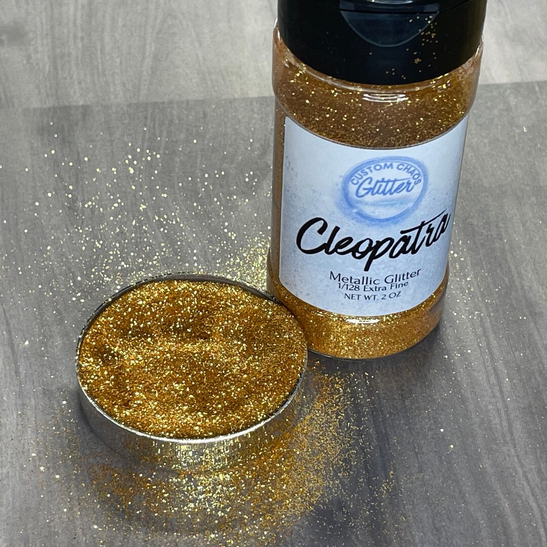 Cleopatra Extra Fine Metallic Glitter Gold Glitter High - Etsy