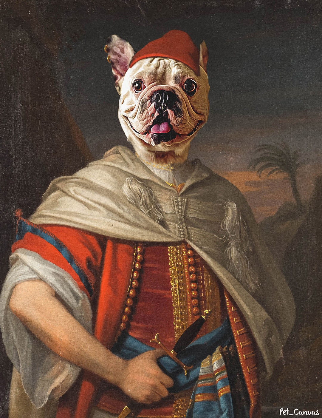 The Ottoman Pasha 2 Custom Design Pet Canvas - Etsy