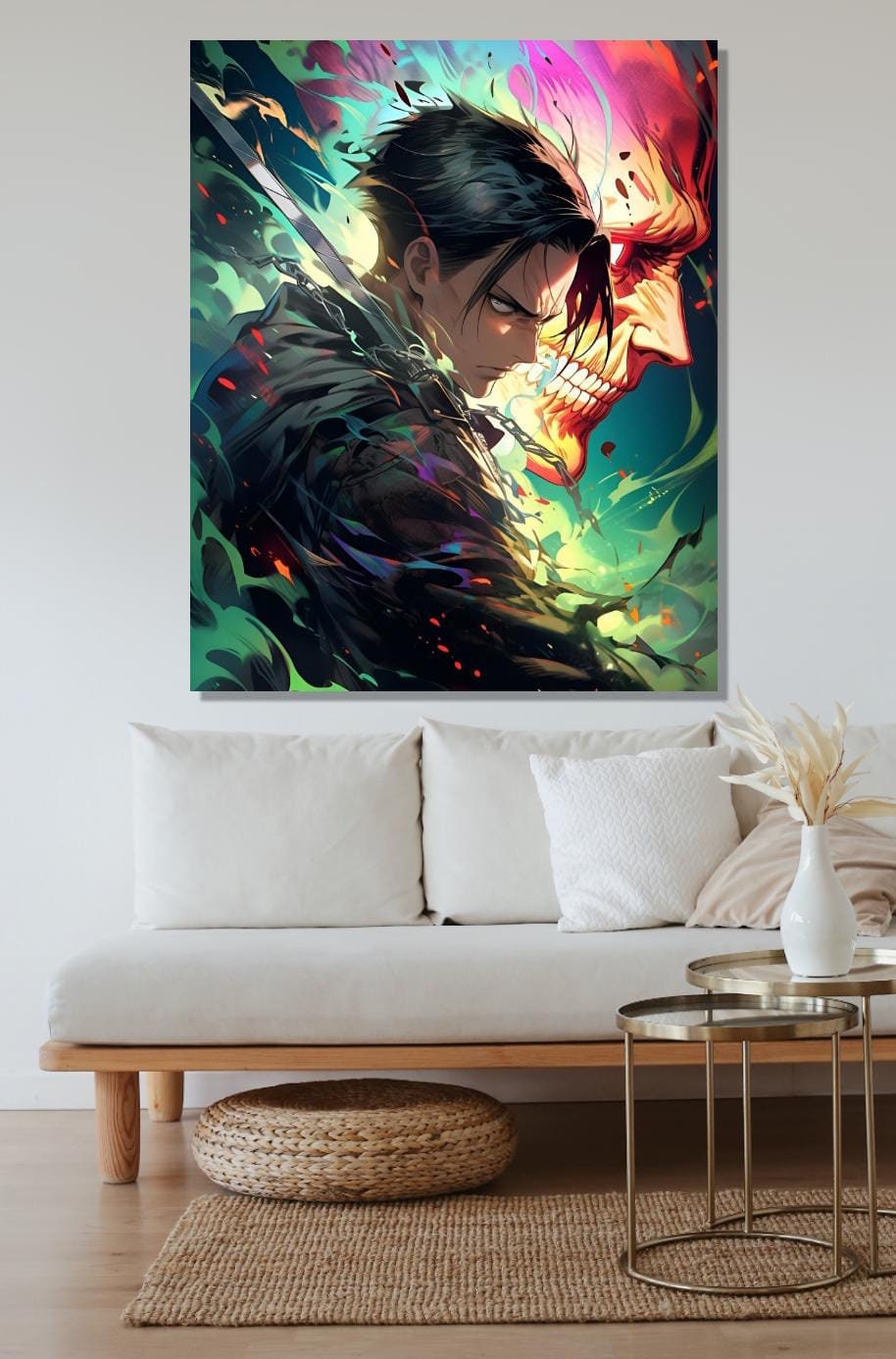 Anime Canvas Painting Manga Wall Art Gift for Anime Lovers Anime Room ...