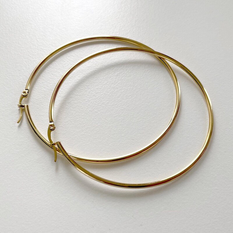 Big Round Earrings - Etsy