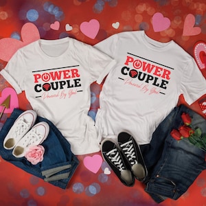 Power Couple Matching Shirt, Matching Couples Shirts, Valentines Gift ...