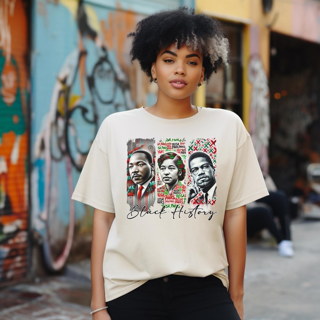 Black History Icons Tee: African American Heritage Shirt - Etsy