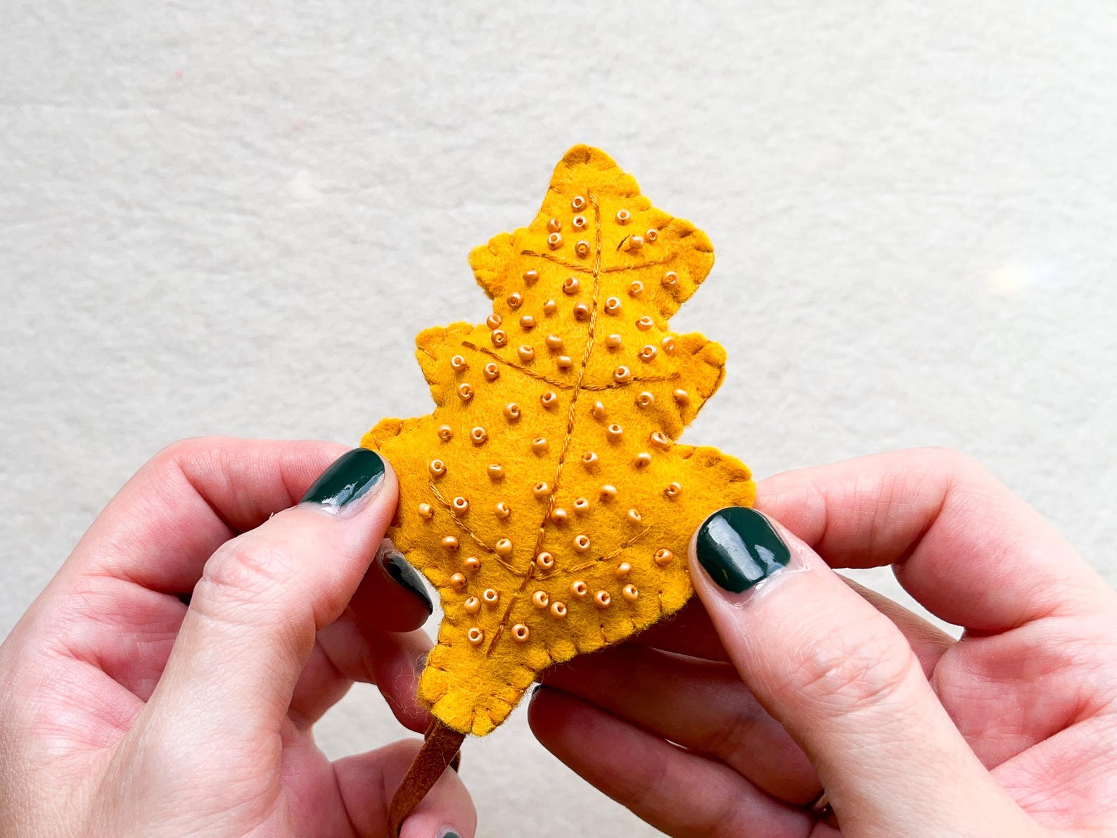 Pattern for Felt Leaves Ornaments, Digital Pattern Instant Download ...