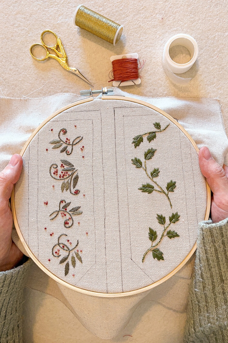 Embroidered Bookmark Template A Easy and Step By-step Tutorial to Sew ...