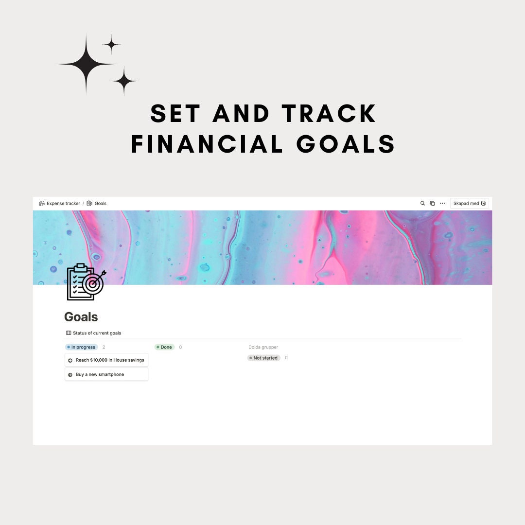 Notion Template Budget Spreadsheet Notion Expense Tracker Notion ...