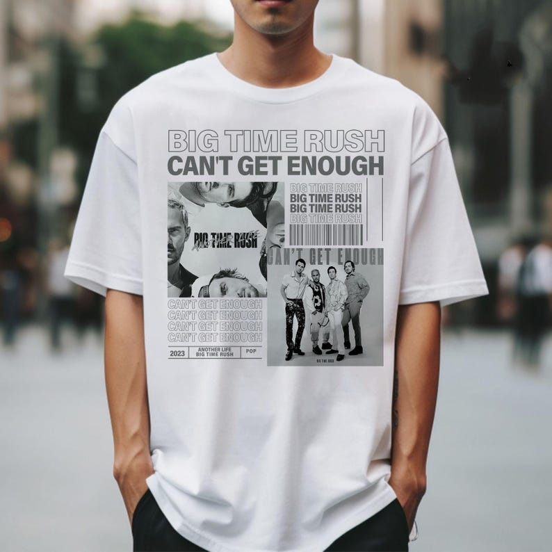 Big Time Rush Band Cant Get Enough Tour T Shirt PNG, Big Time Rush 2024 ...