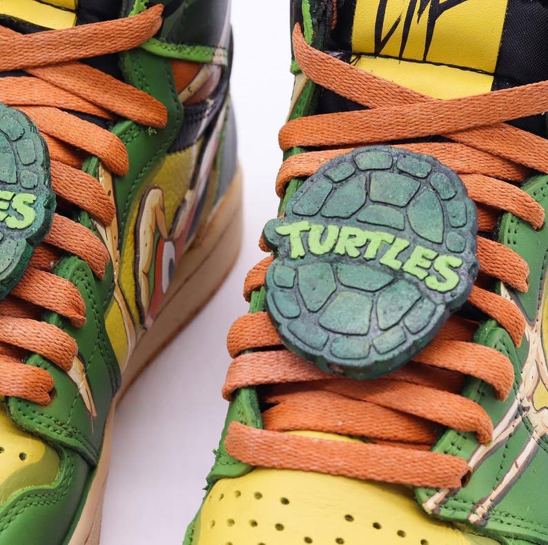 Custom Handpainted Ninja Turtles Sneakers: Cartoon Inspired Gift - Etsy ...
