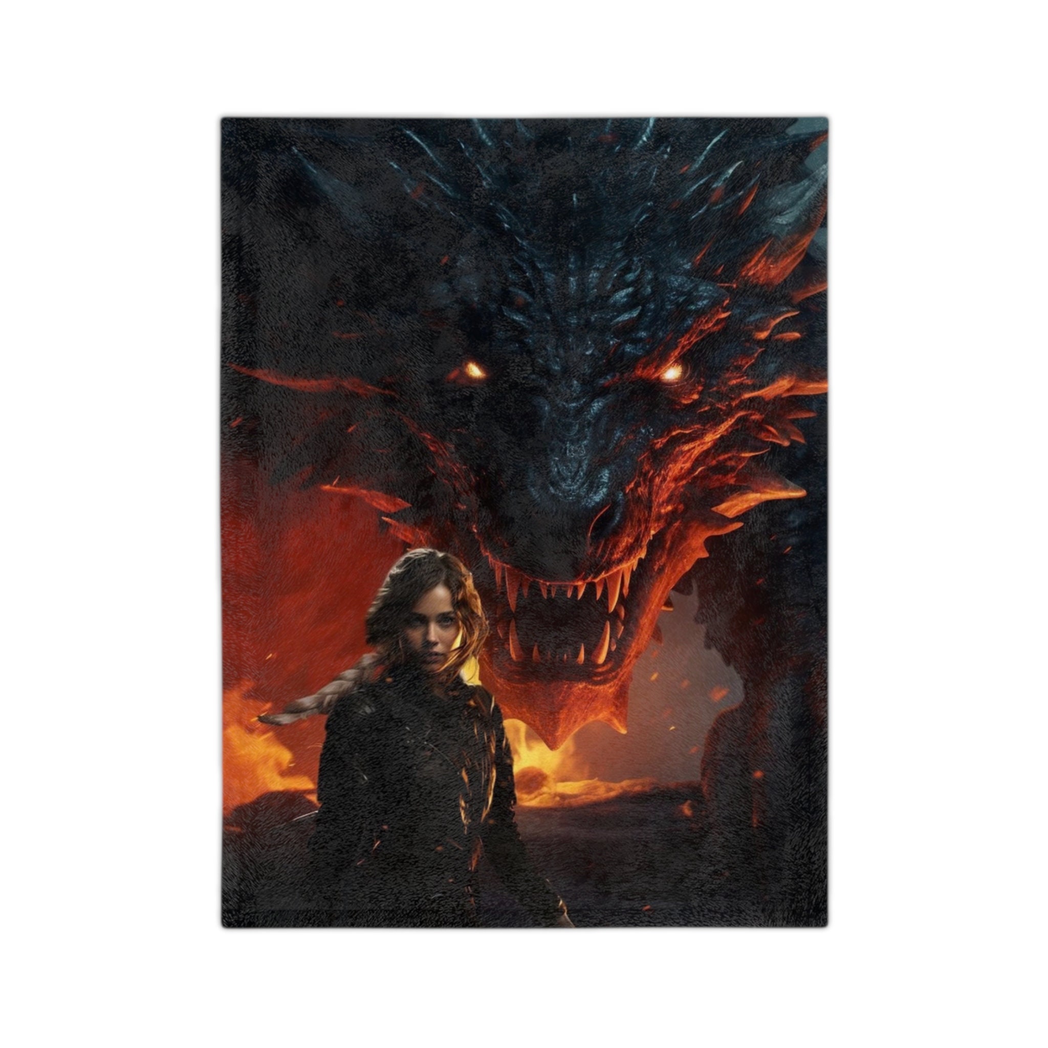 Fourth Wing Dragon Rider Wing Leader Violet Velveteen Minky Blanket - Etsy