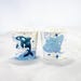 Sea Adventures Mug Set | Hand-painted Playful Orca & Stingray Ceramic ...