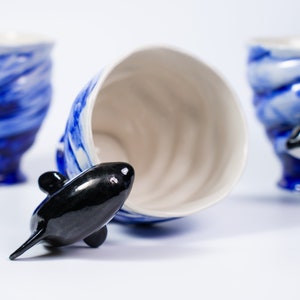 Orca Mug 13.4oz Handmade Ceramic Mug Housewarmig Gift Home Kitchen ...