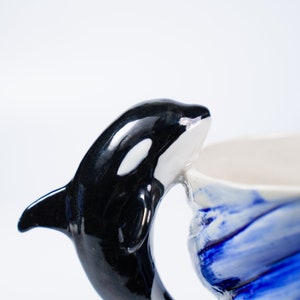 Orca Mug 13.4oz Handmade Ceramic Mug Housewarmig Gift Home Kitchen ...