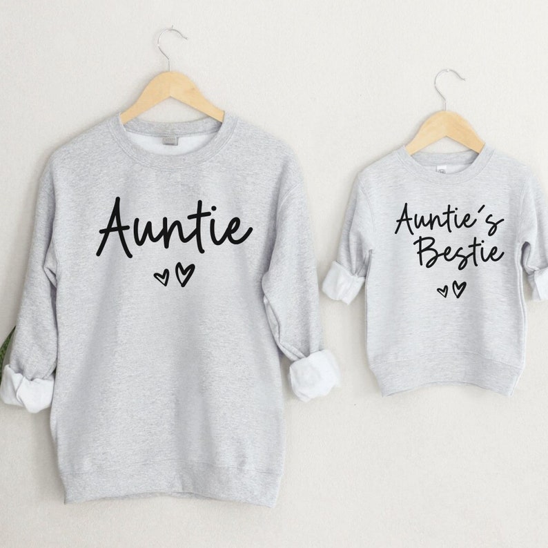 Personalized Auntie's Bestie Matching Set Auntie Niece Nephew Matching ...