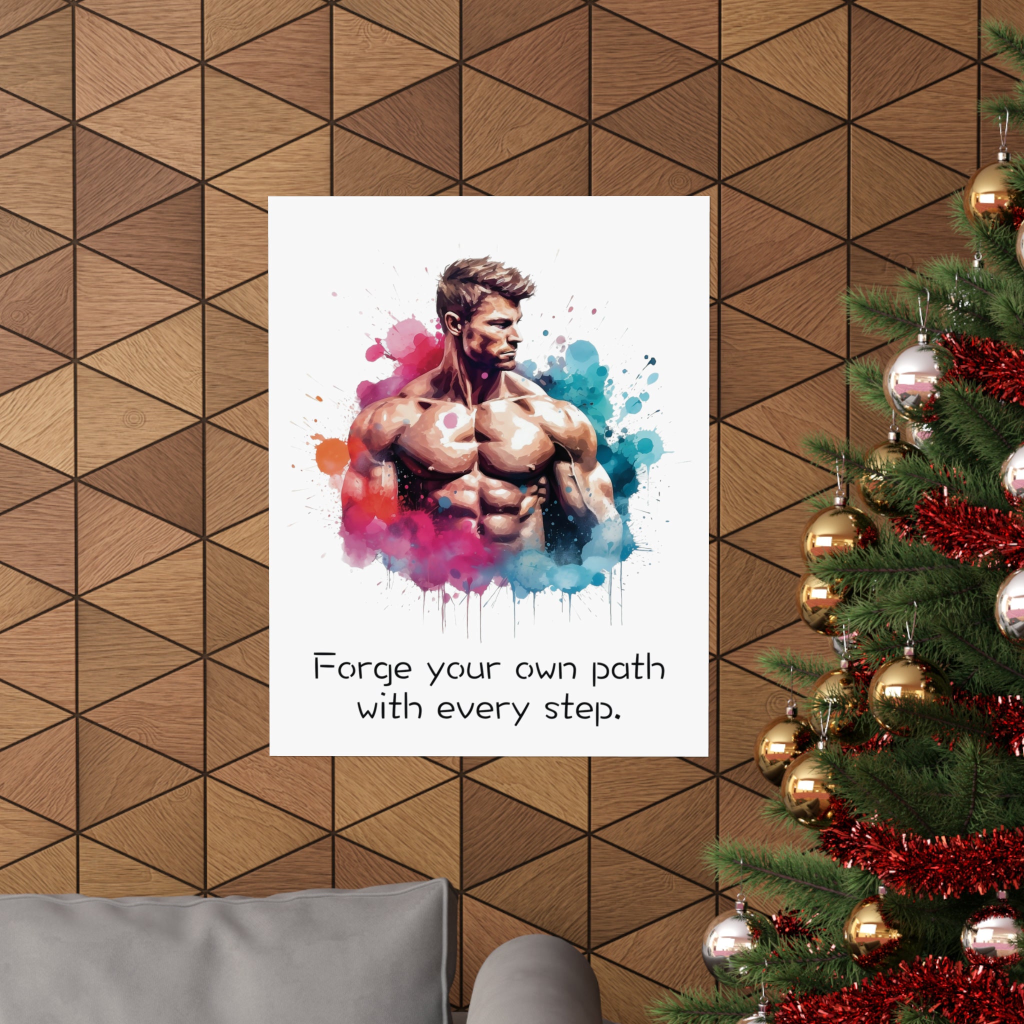Bodybuilding Poster, Fitness Art Print, Home Gym Wall Decor, Gift for ...