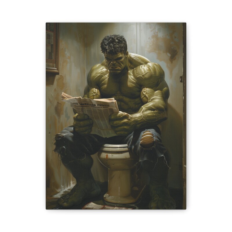 Hulk on Toilet - Etsy