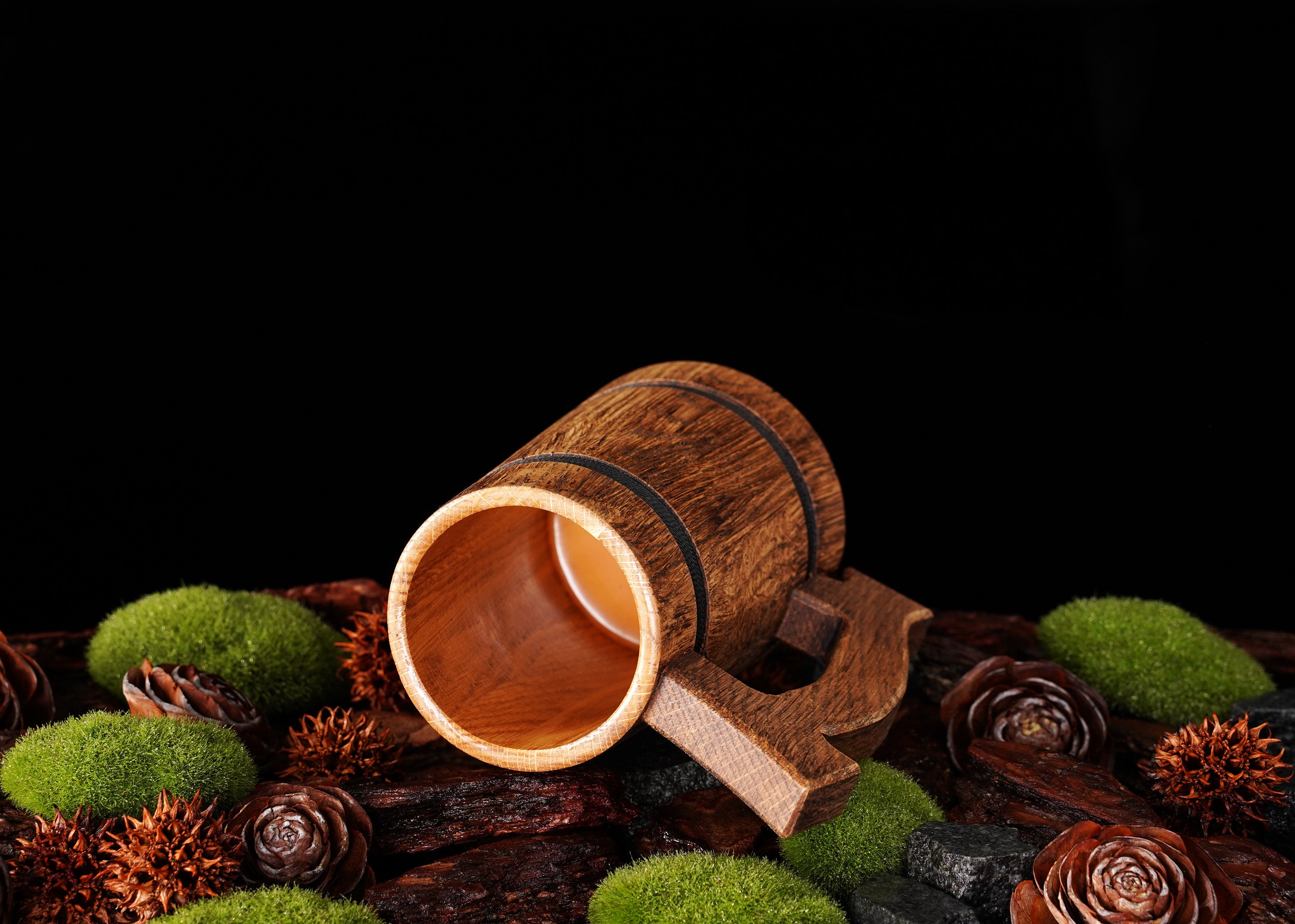 The Prancing Pony Mug, Wooden Beer Stein, Personalized Beer Mug, Hobbit ...