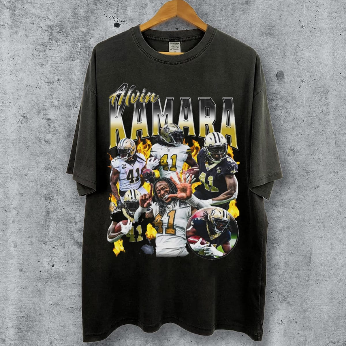 Vintage 90s Graphic Style Alvin Kamara T-shirt Alvin Kamara - Etsy