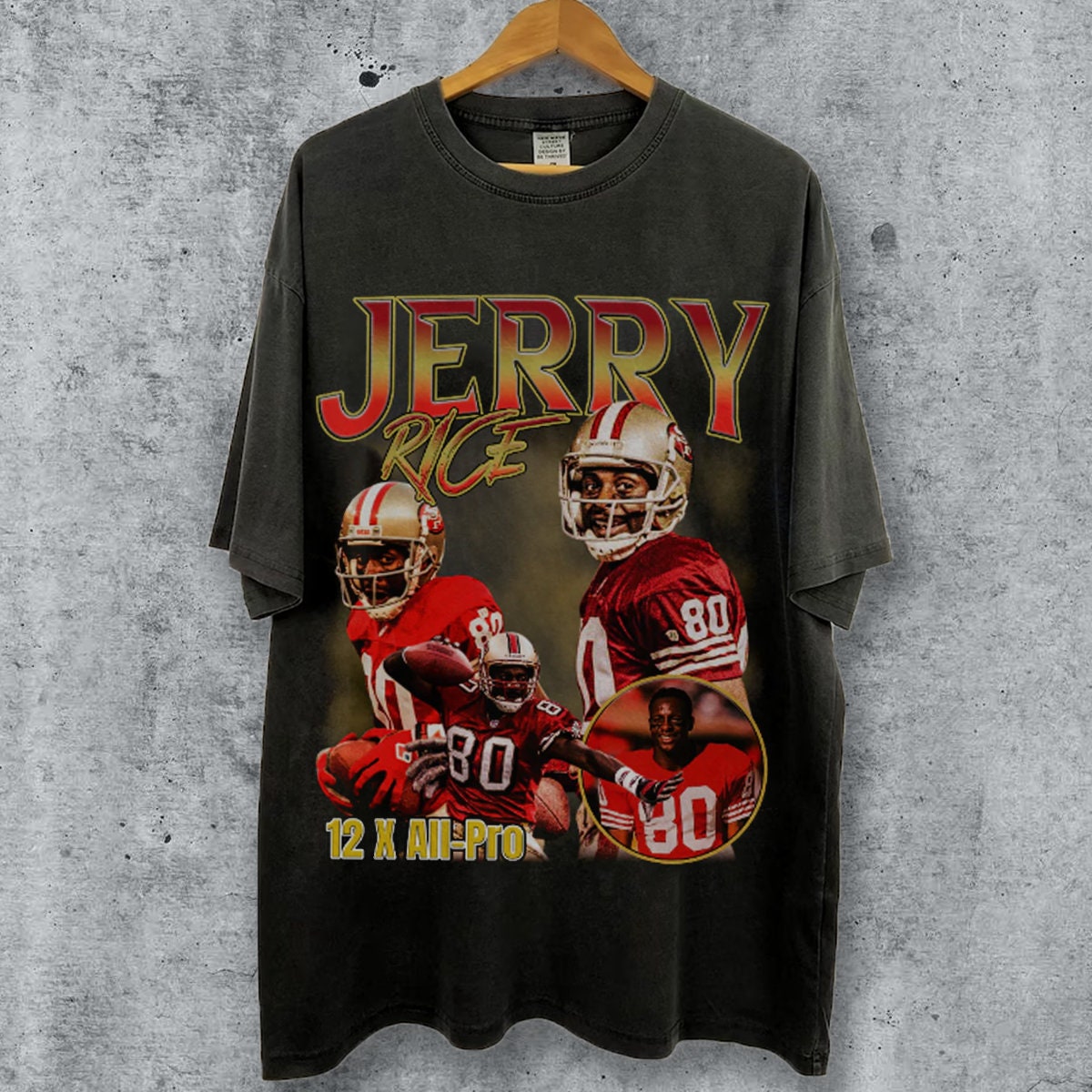 Vintage Jerry Rice Shirt, Sweatshirt, Hoodie, Football Shirt, Vintage ...