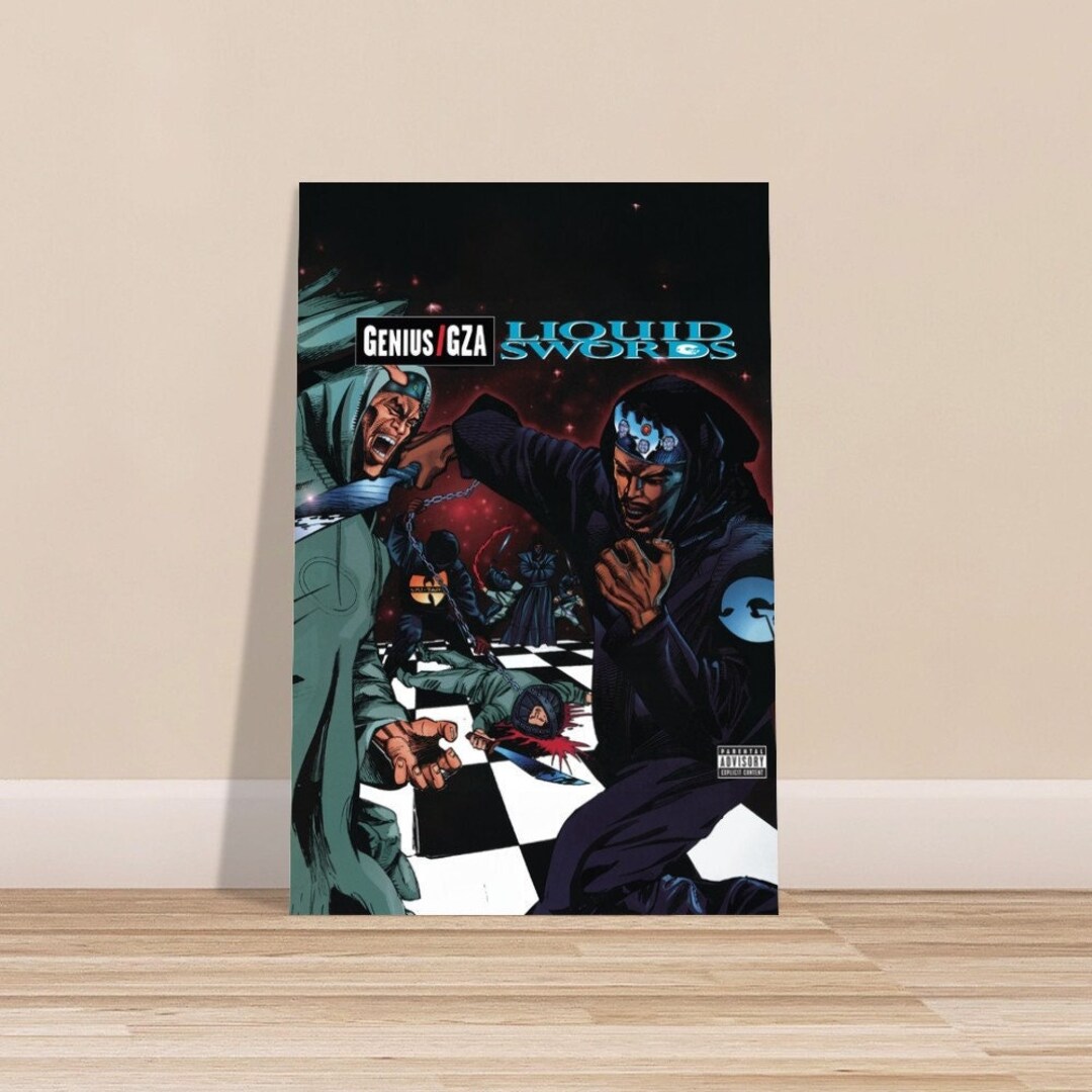 Liquid Swords Poster, GZA, Premium Poster, High Quality, Clean Artwork ...