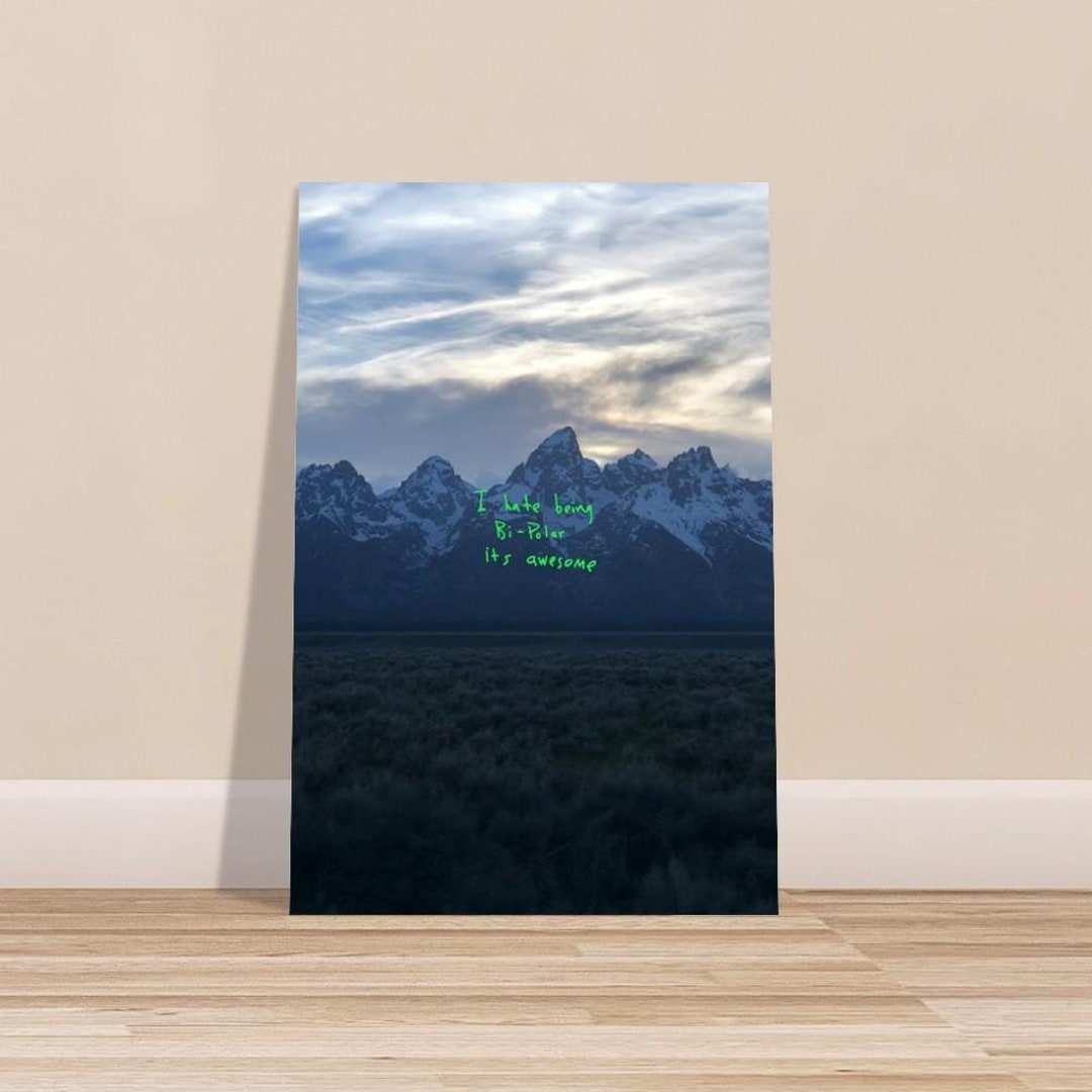 Ye Poster, Kanye West, Premium Poster, High Quality, Clean Artwork ...