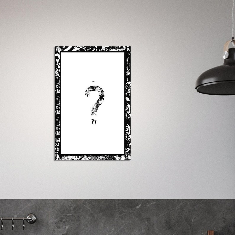 Question Mark Poster, Xxxtentacion, Premium Poster, High Quality, Clean ...