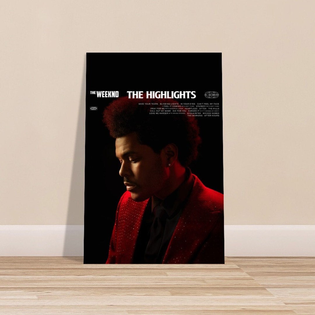 The Highlights Poster the Weeknd Premium Poster High - Etsy