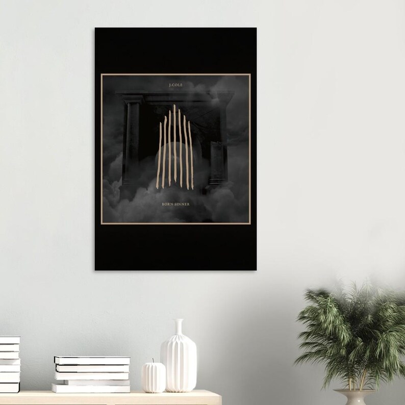 Born Sinner Poster, J. Cole, Premium Poster, High Quality, Clean ...