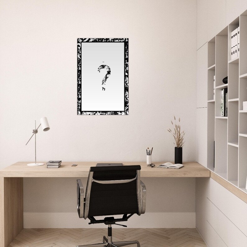 Question Mark Poster, Xxxtentacion, Premium Poster, High Quality, Clean ...