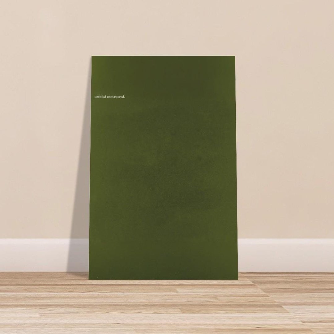 Untitled Unmastered Poster, Kendrick Lamar, Premium Poster, High ...
