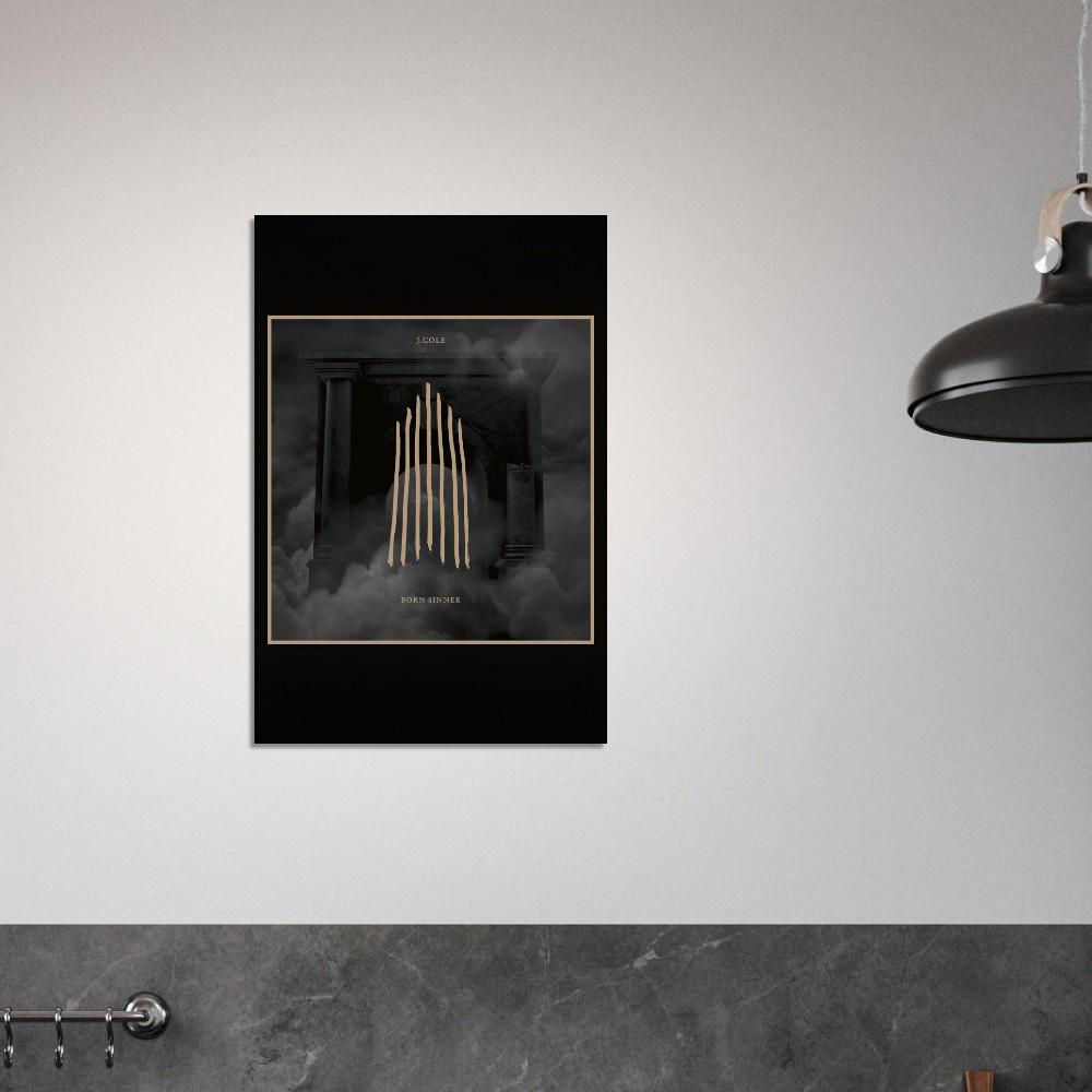 Born Sinner Poster, J. Cole, Premium Poster, High Quality, Clean ...