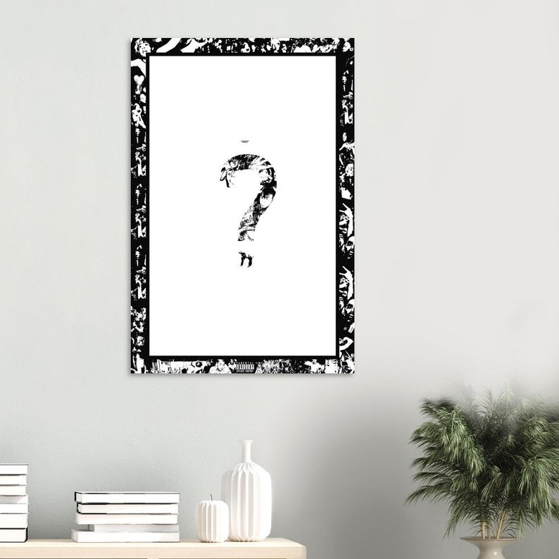 Question Mark Poster, Xxxtentacion, Premium Poster, High Quality, Clean ...