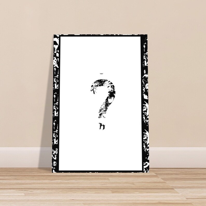 Question Mark Poster, Xxxtentacion, Premium Poster, High Quality, Clean ...