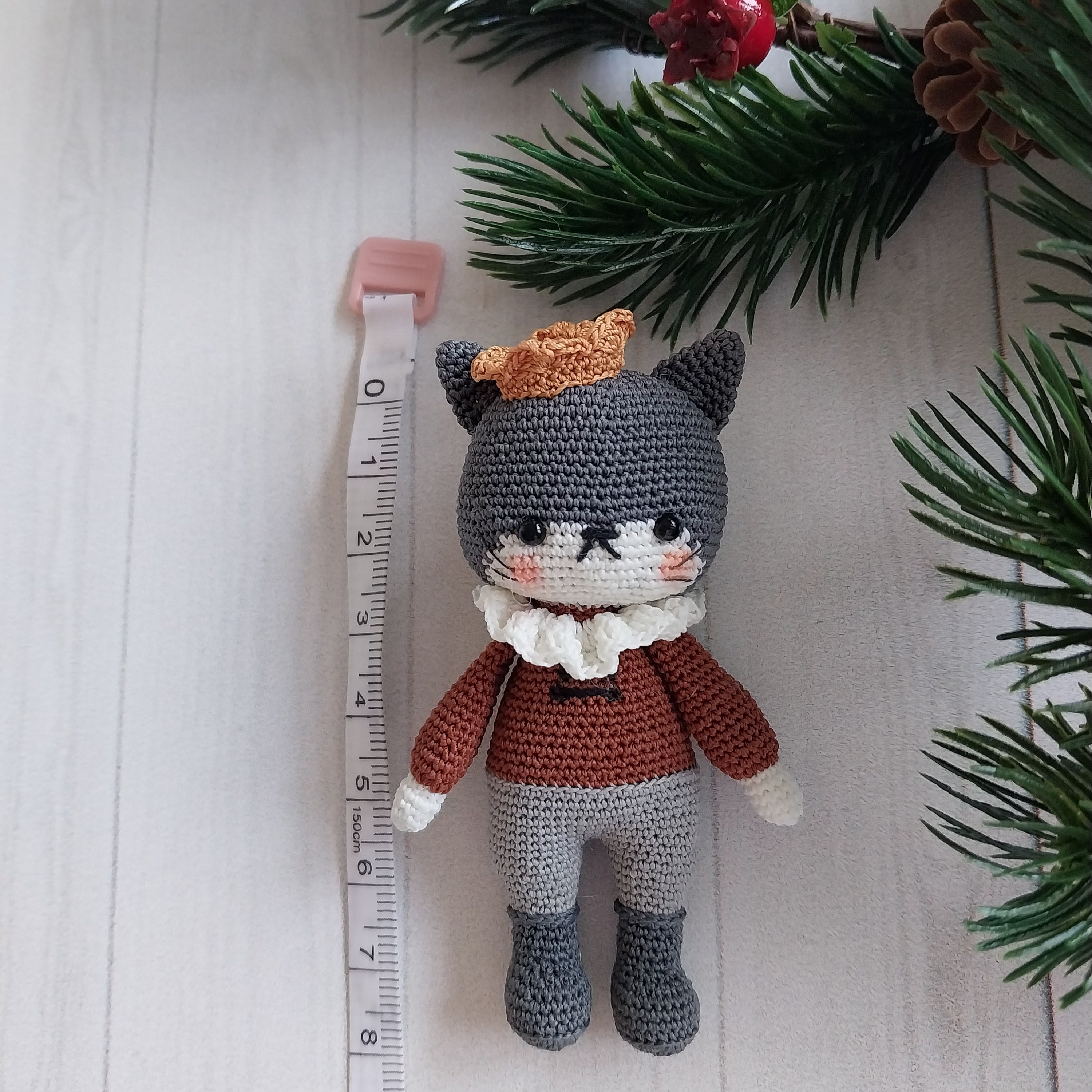 Handmade Amigurumi Crochet Miniature Cat Adorable Tiny Kitty Toy - Etsy