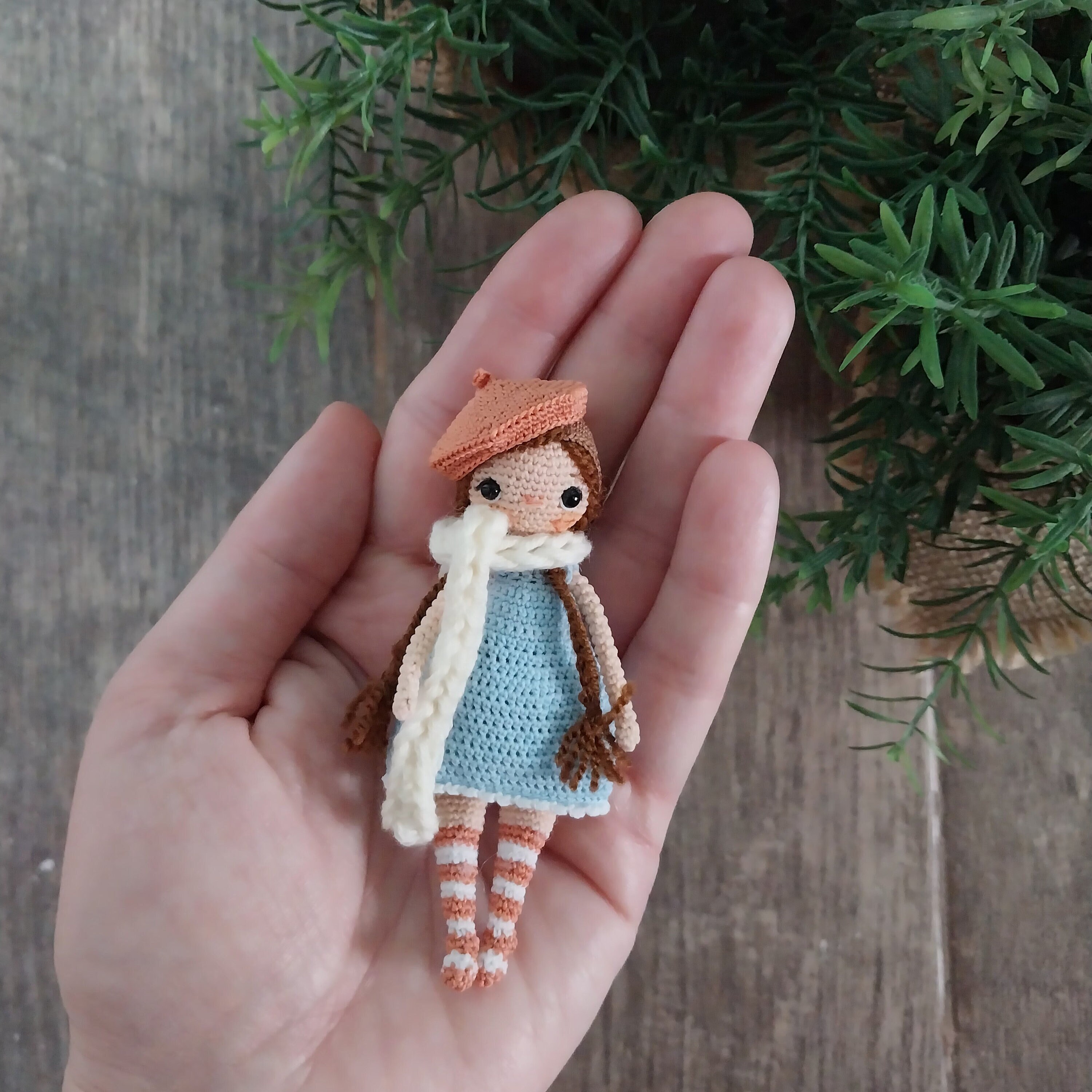 Adorable Amigurumi Crochet Miniature Doll Cute and Tiny Handmade Toy ...