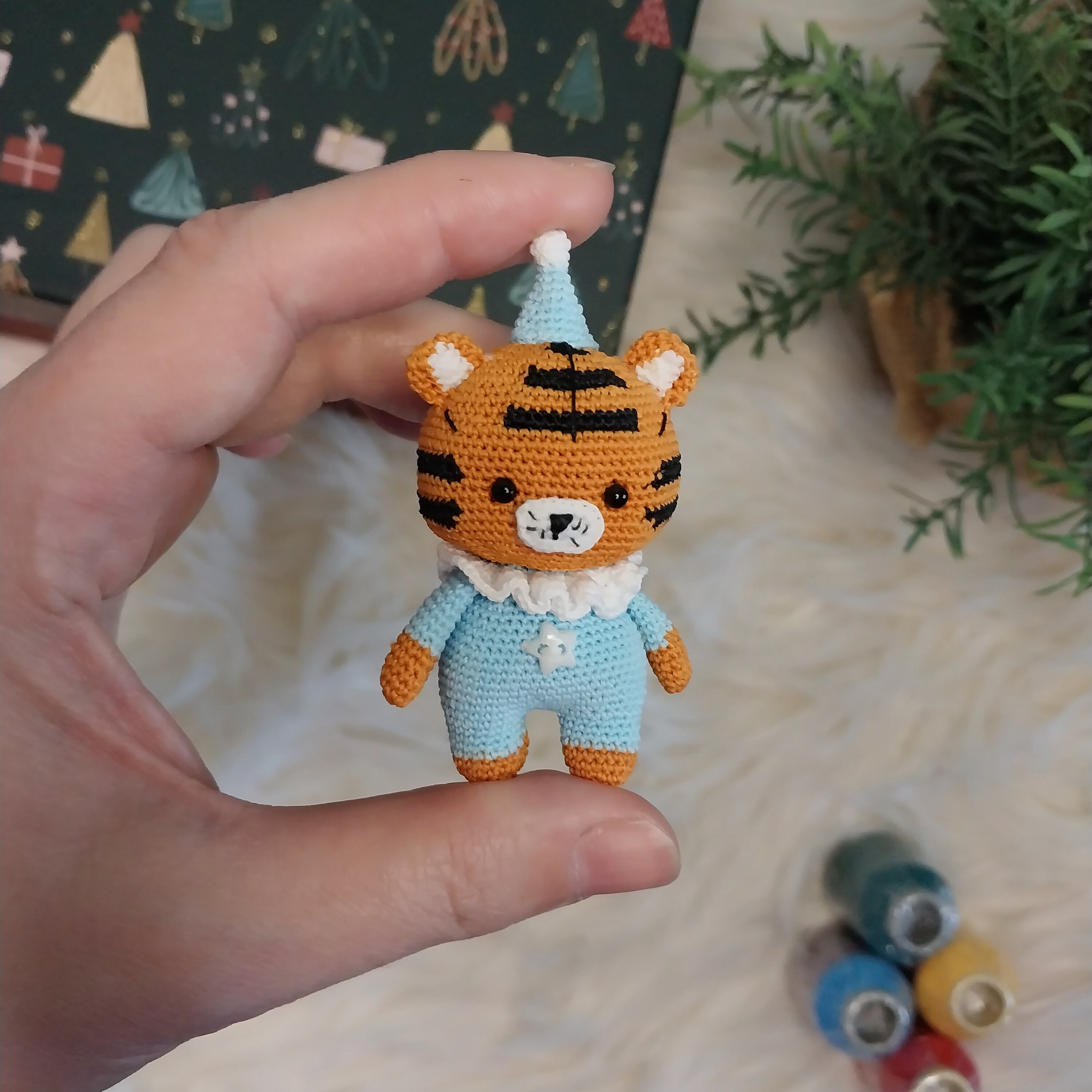 Handmade Amigurumi Miniature Tiger Cute and Collectible - Etsy