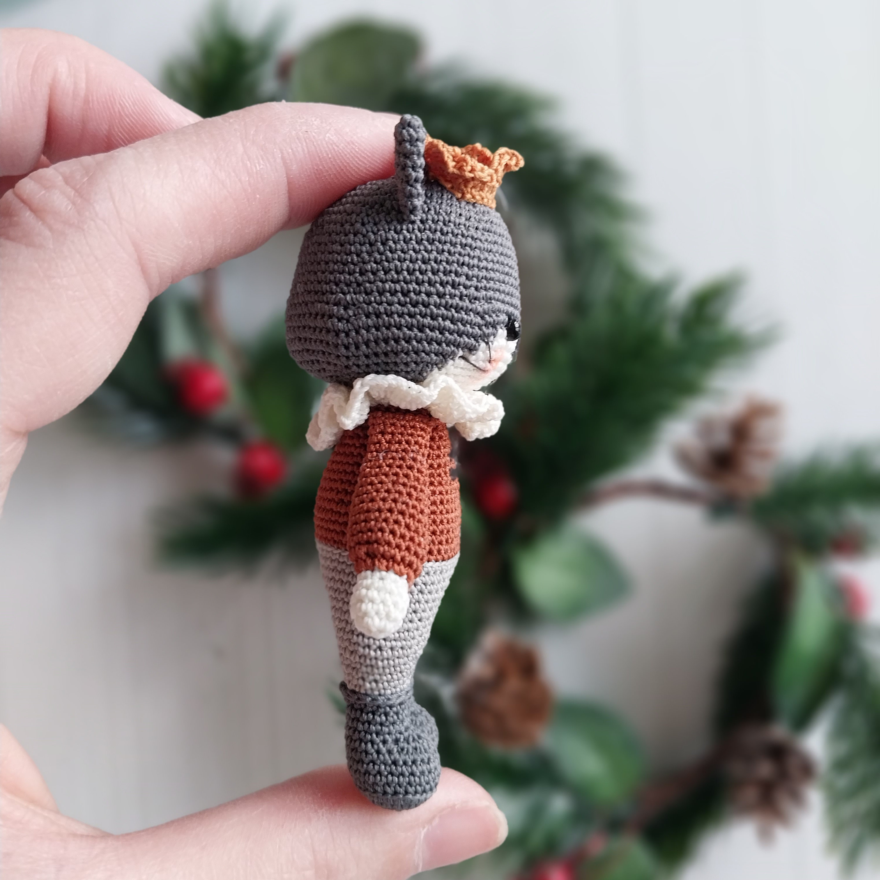 Handmade Amigurumi Crochet Miniature Cat Adorable Tiny Kitty Toy - Etsy