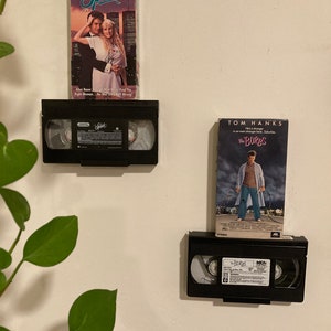 4-pack Vhs Tape Wall Display Shelf Stand Movie Collection - Etsy