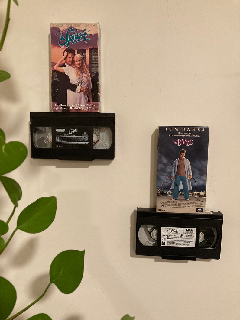 VHS Tape Wall Display Shelf Stand Movie Collection - Etsy