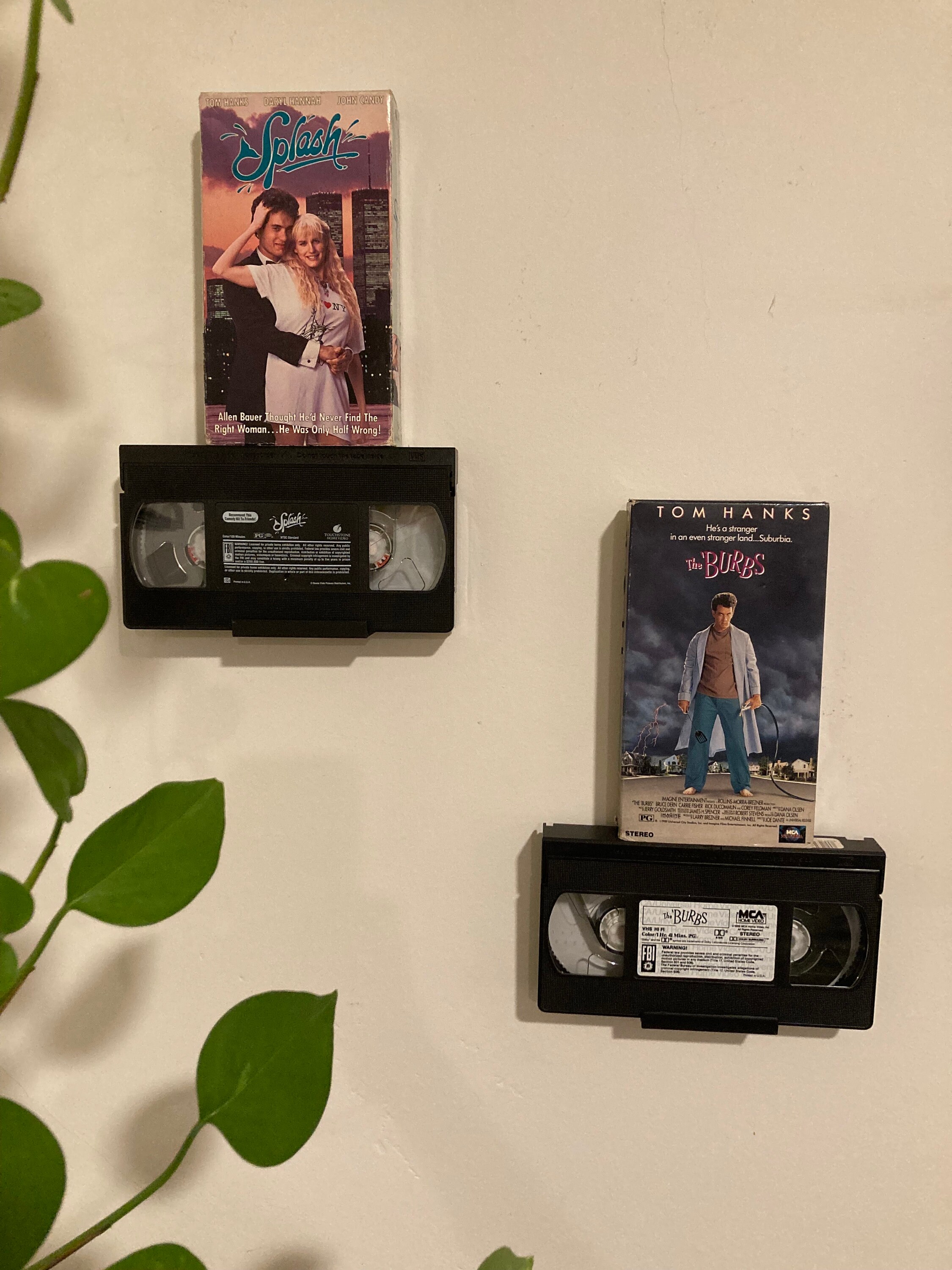 4-pack Vhs Tape Wall Display Shelf Stand Movie Collection - Etsy