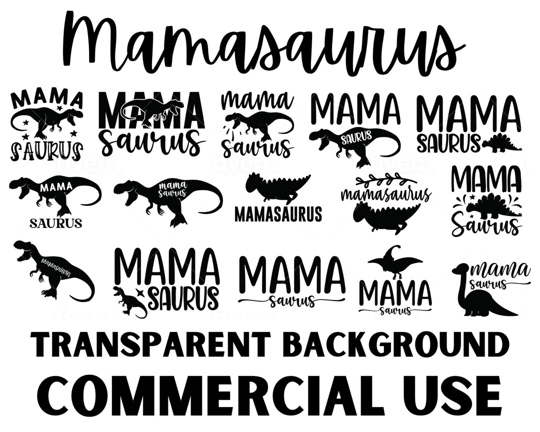 Mamasaurus SVG Bundle Dino Mom Designs Mama Saurus SVG Dino - Etsy